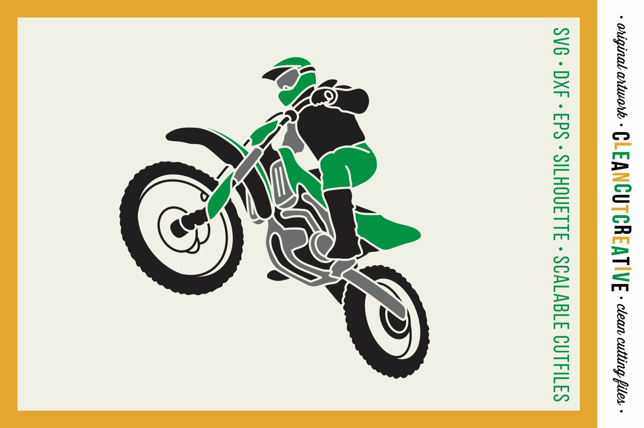 Motocross Dirt Bike Design - SVG DXF PNG Files For Crafters – MasterBundles