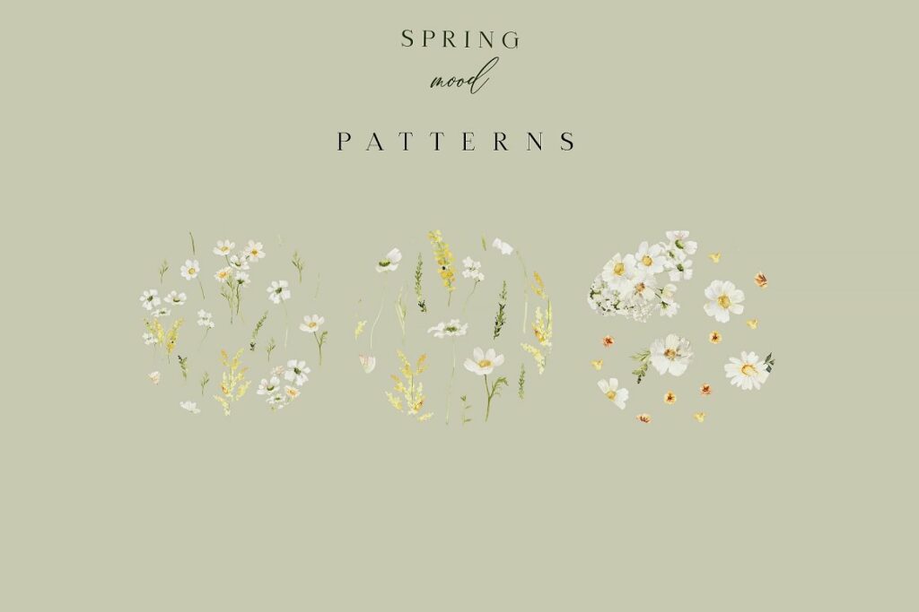Spring Mood - Watercolor Collection | Master Bundles