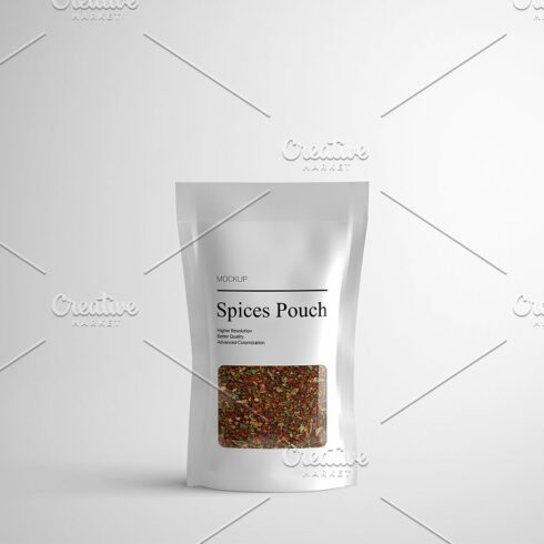 Spices Pouch Doypack Mockup 6000x4500px | Master Bundles