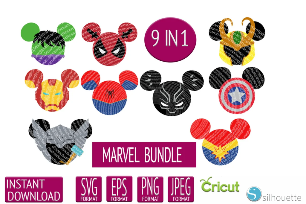 Superhero Logo SVG Bundle – MasterBundles