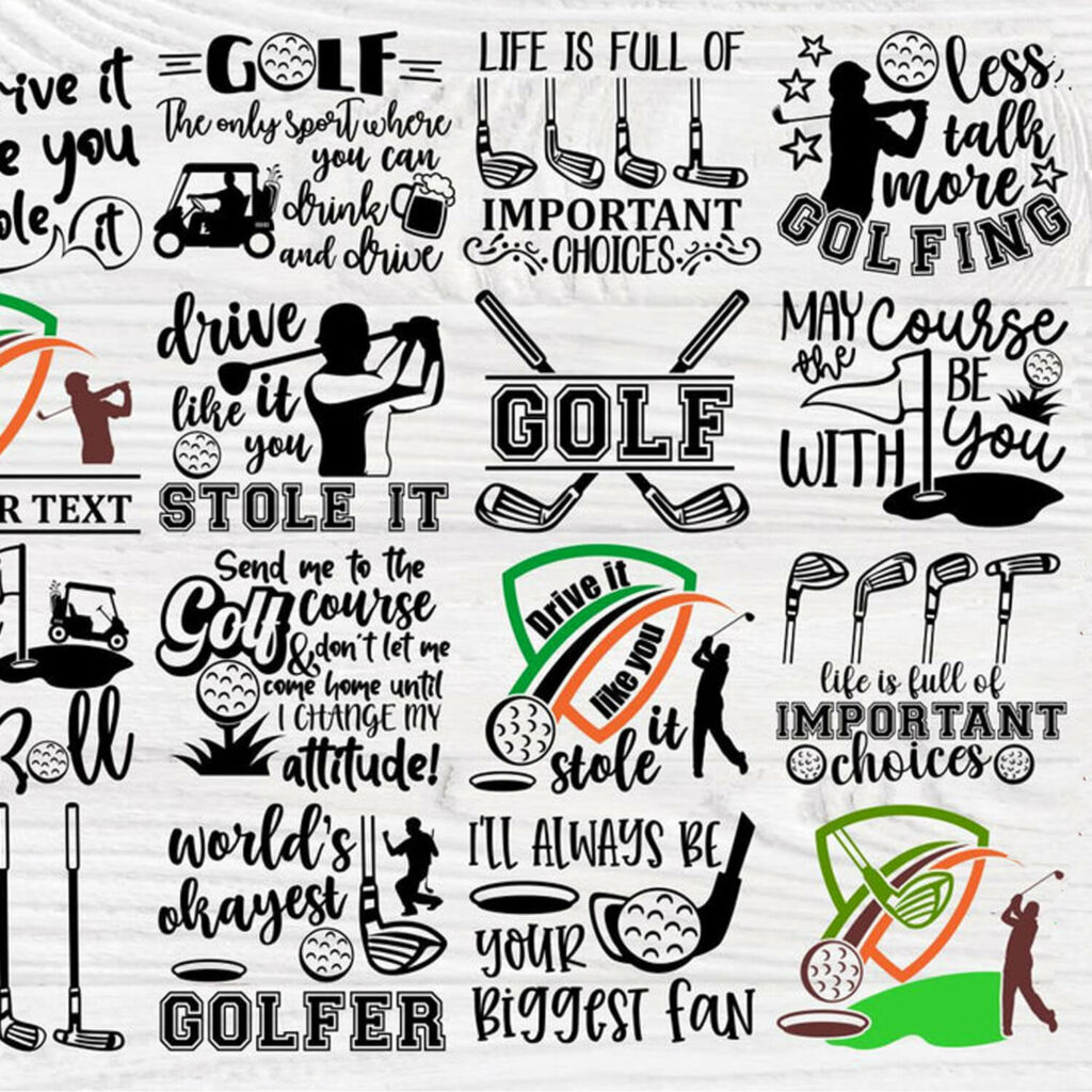 Golf Club SVG Bundle - MasterBundles