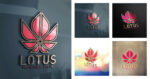 Lotus Logo 100% Resizable | Master Bundles