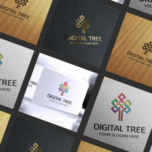 Digital Tree Logo Template | Master Bundles