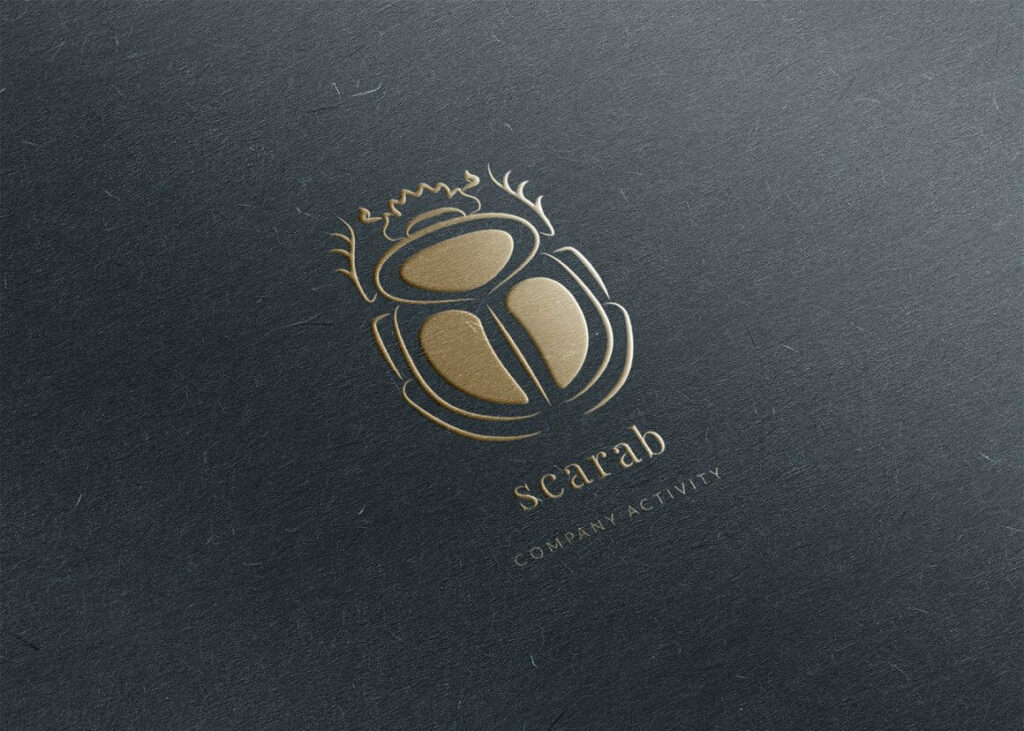 Scarab Logo Template – MasterBundles