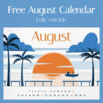 Free August Calendar Printable – MasterBundles
