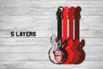 Guitar SVG 3d Layered | Music SVG Cut File | Electric Guitar | Master ...