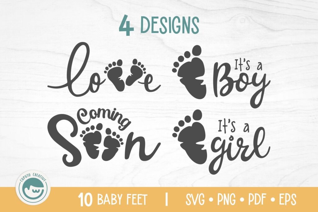 Baby Feet Bundle - A Baby Feet SVG – MasterBundles