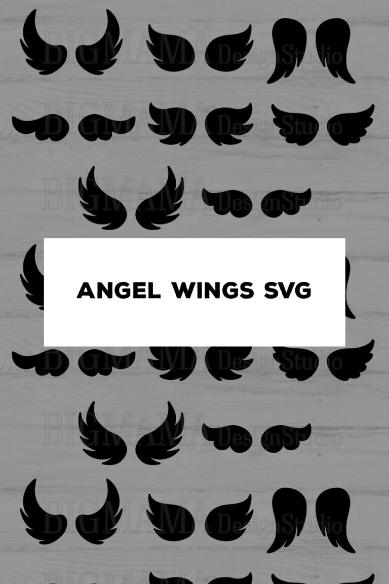 Angel Wings SVG Designs – MasterBundles