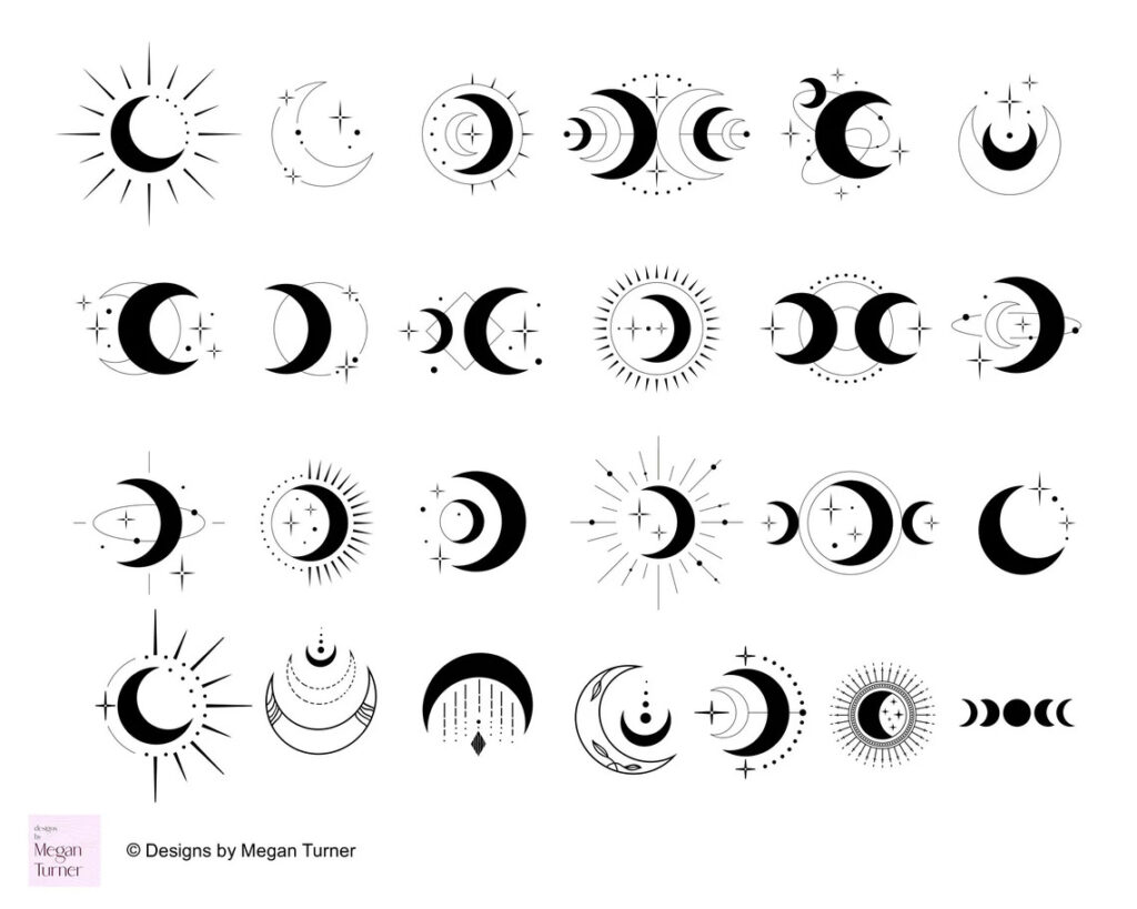 Mystical Moon Svg, Heavenly Svg, Mystical Moon Clipart – MasterBundles