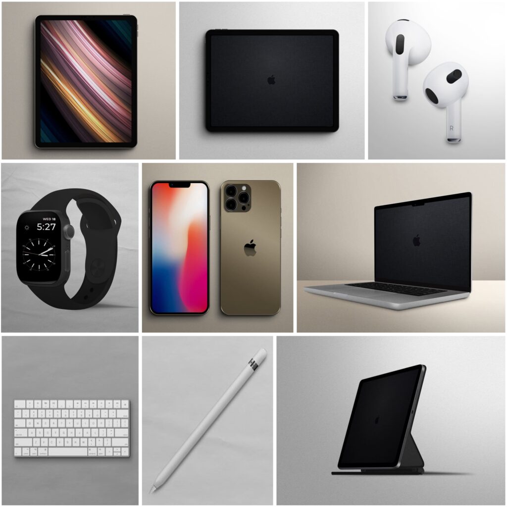 Apple Devices Mockups Kit – MasterBundles