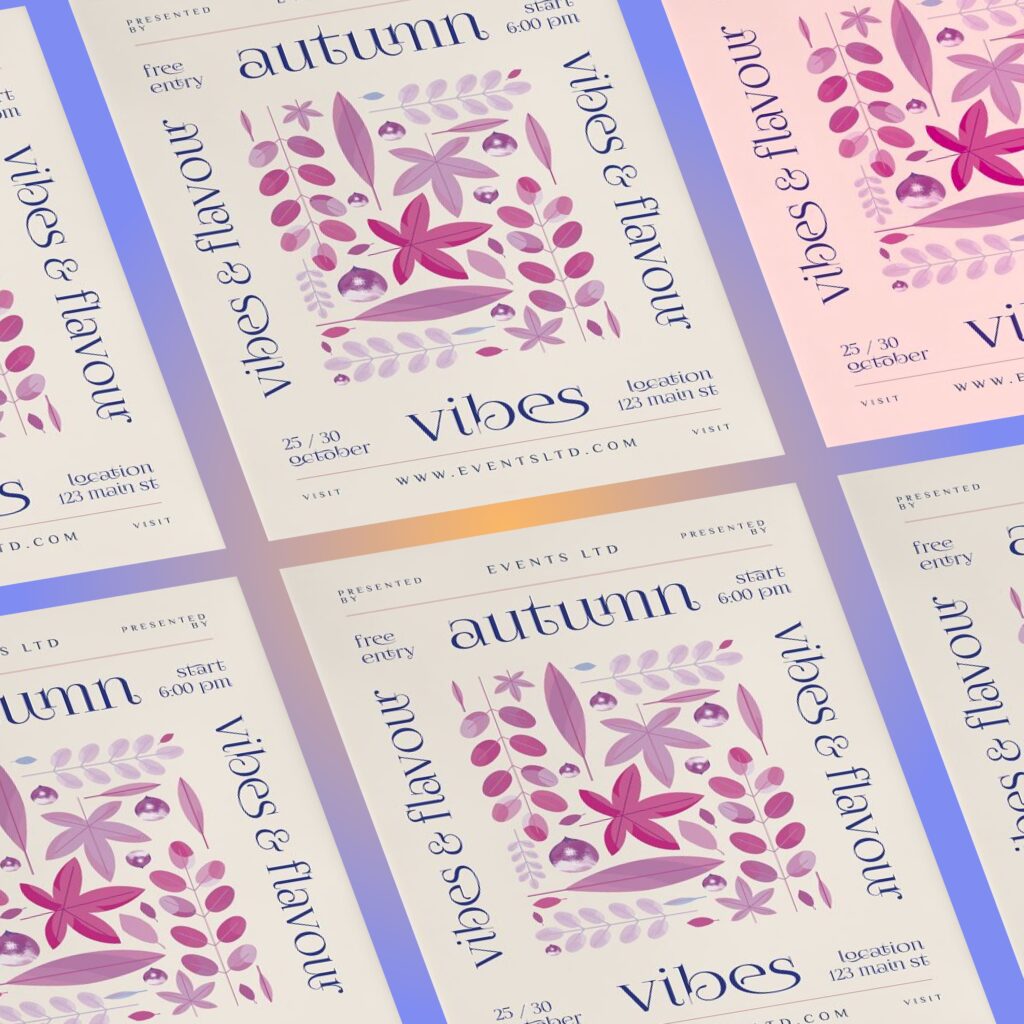 Autumn Illustrated Flyer Template – MasterBundles