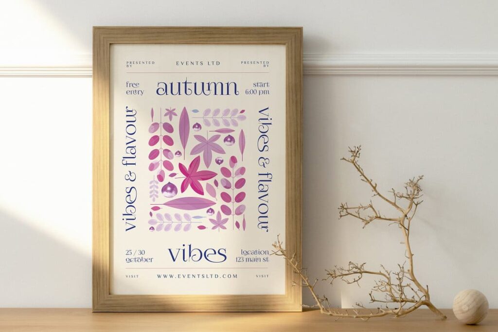 Autumn Illustrated Flyer Template – MasterBundles
