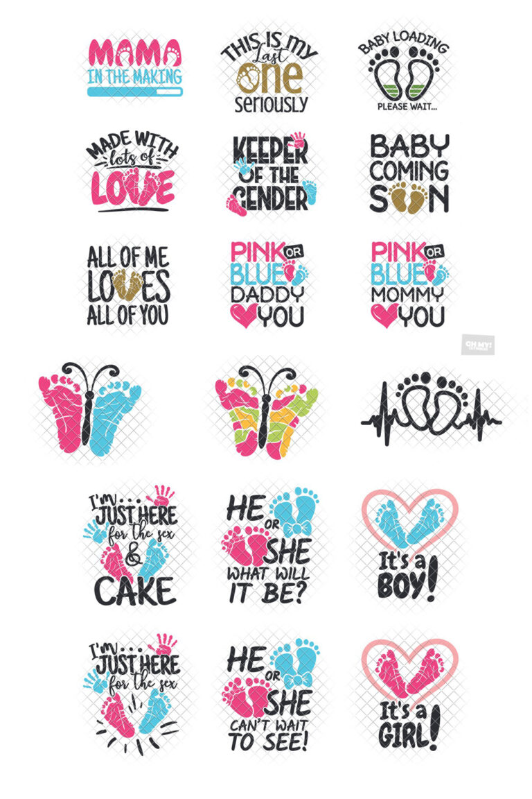 Baby Feet SVG & Sublimation Bundle With PNG, DXF, EPS – MasterBundles