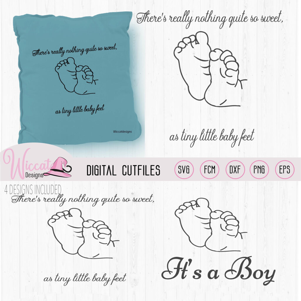 Baby Footprint Monogram Svg. Heart Svg. Baby Feet Svg – MasterBundles