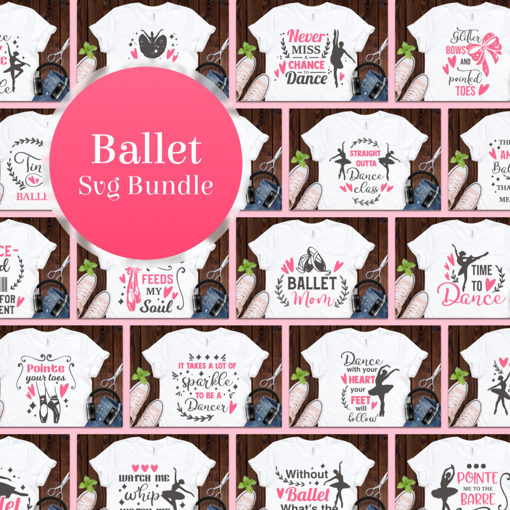 Ballet SVG Bundle, Ballerina Svg, Dance Svg, Dancer Svg, Png - done ...
