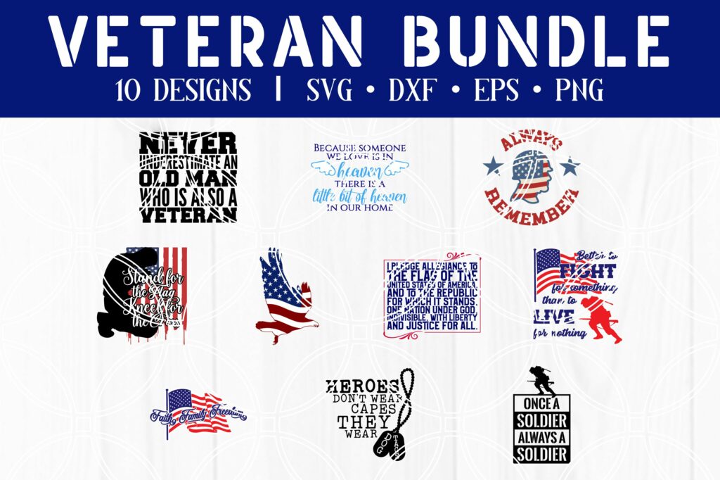 Memorial Day SVG Veterans Day Cut File Labor Day Patriotic – MasterBundles