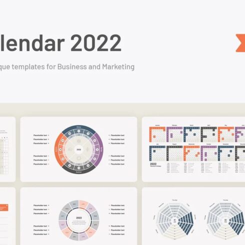 Calendar Templates PowerPoint | Master Bundles
