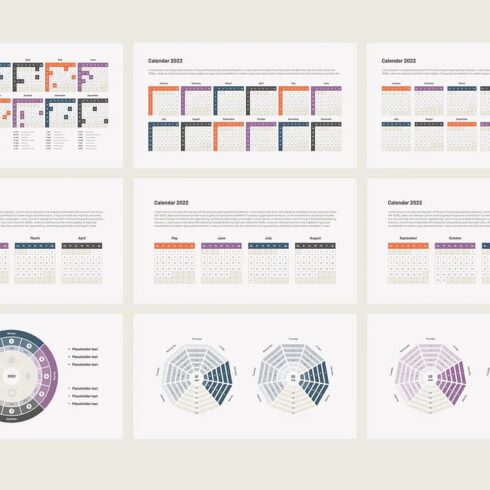 Calendar Templates PowerPoint | Master Bundles