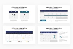 Calendar Infographics - PowerPoint – MasterBundles