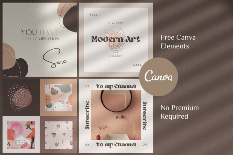 Canva Elegant Social Post Template – MasterBundles