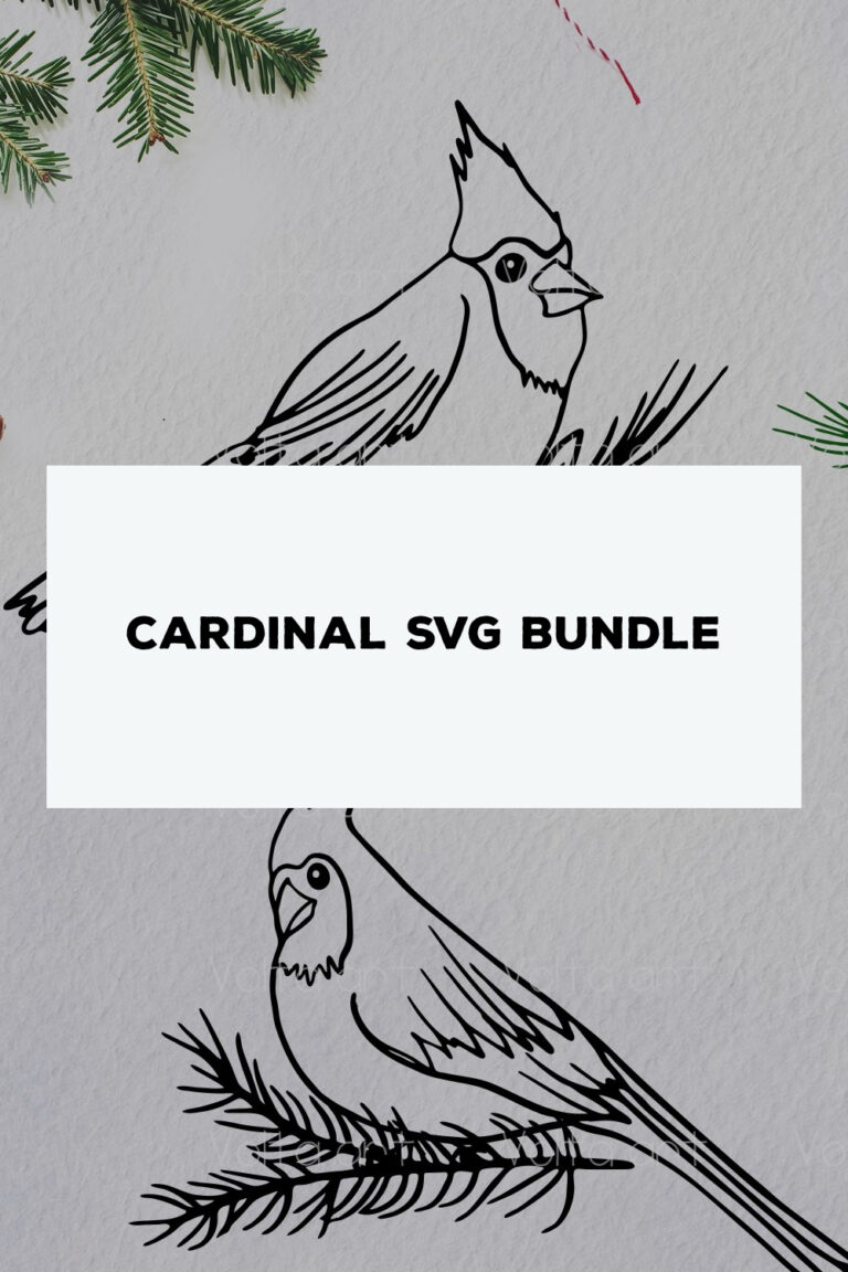 Cardinal On Branch Svg Bundle – MasterBundles