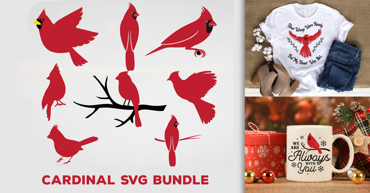 Cardinal SVG Bundle Cardinal Silhouette – MasterBundles