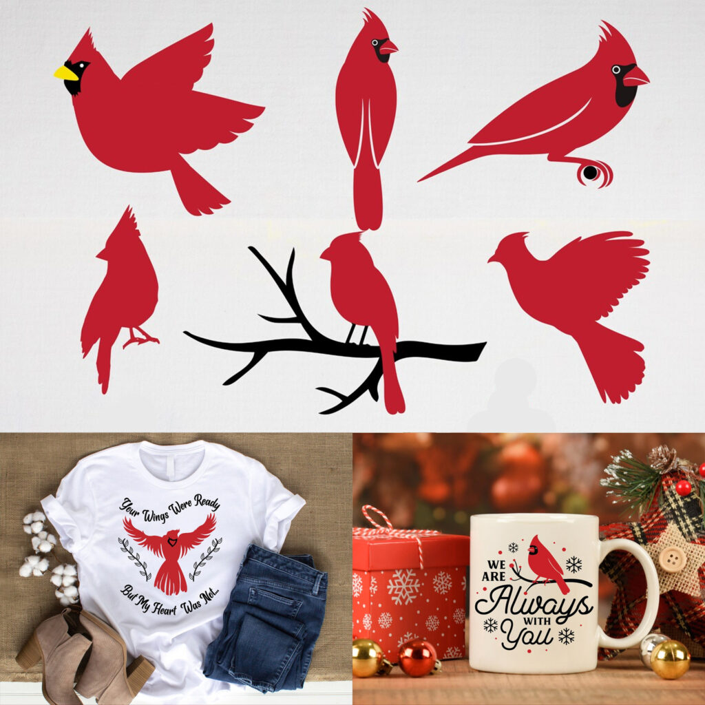 Cardinal SVG Bundle Cardinal Silhouette – MasterBundles