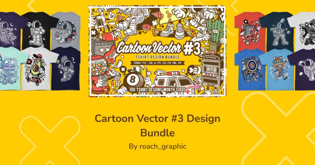 Cartoon Vector #3 Design Bundle – MasterBundles