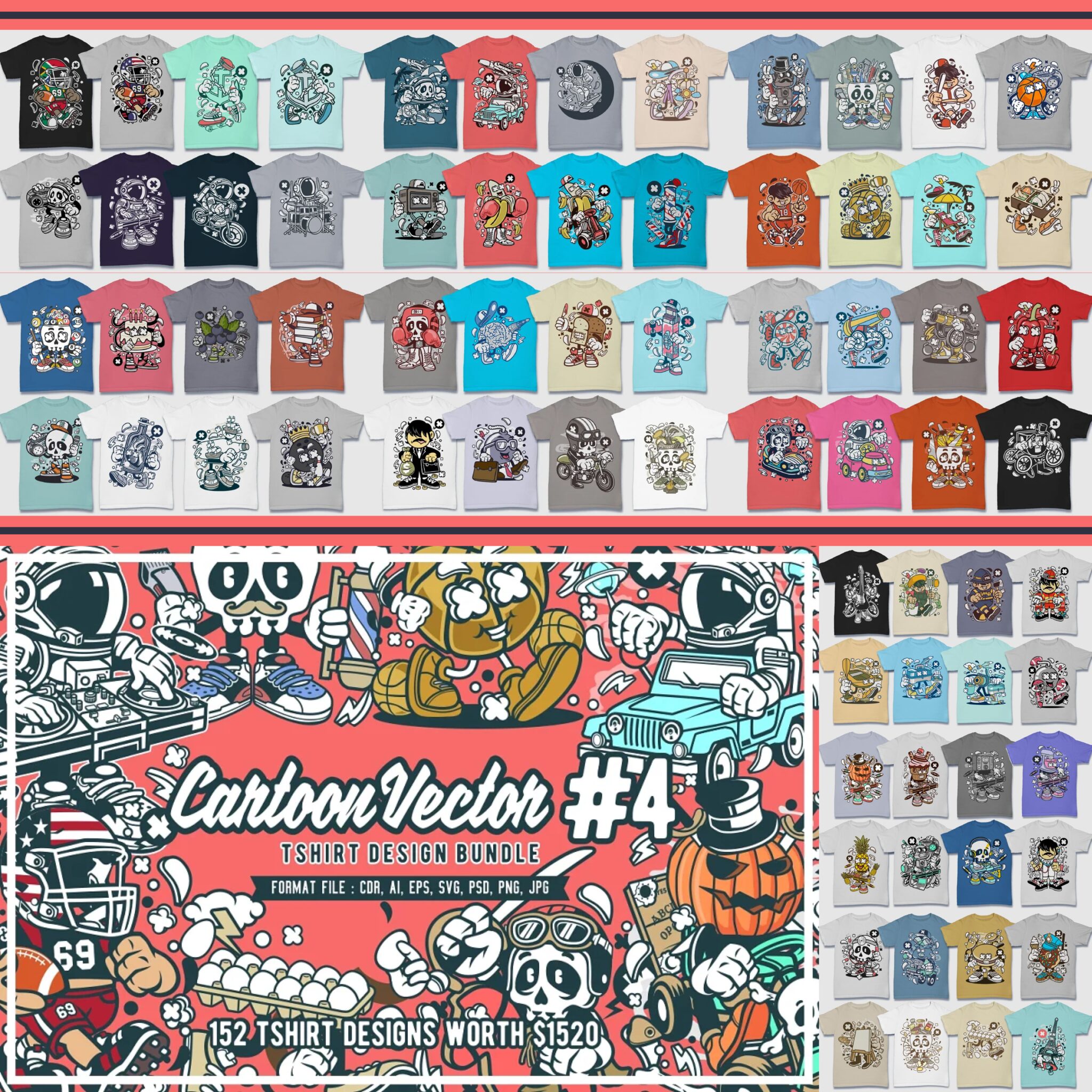 Cartoon Vector #4 Design Bundle – MasterBundles