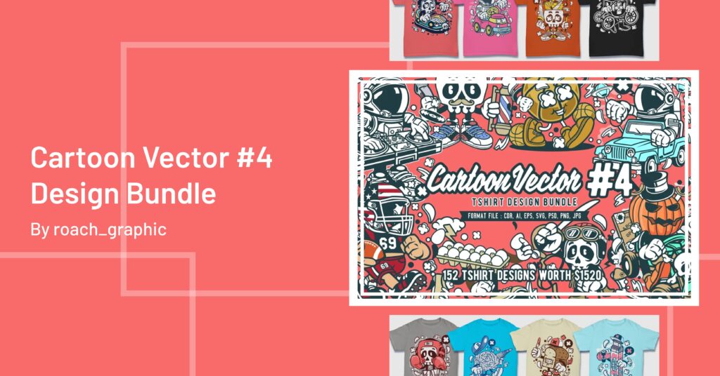 Cartoon Vector #4 Design Bundle – MasterBundles