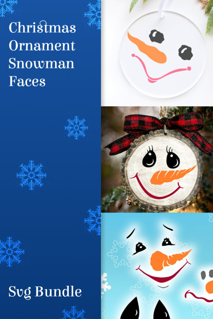 Christmas Ornament Snowman Faces SVG Bundle - Vol 2 – MasterBundles