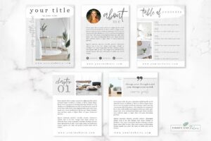 EBook Template For Canva | Linen | Master Bundles
