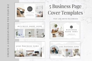 Facebook Cover Photo Templates Canva | Master Bundles