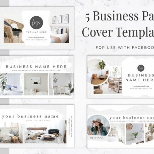 Facebook Cover Photo Templates Canva | Master Bundles