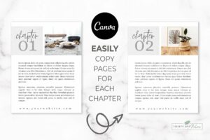 EBook Template For Canva | Linen | Master Bundles