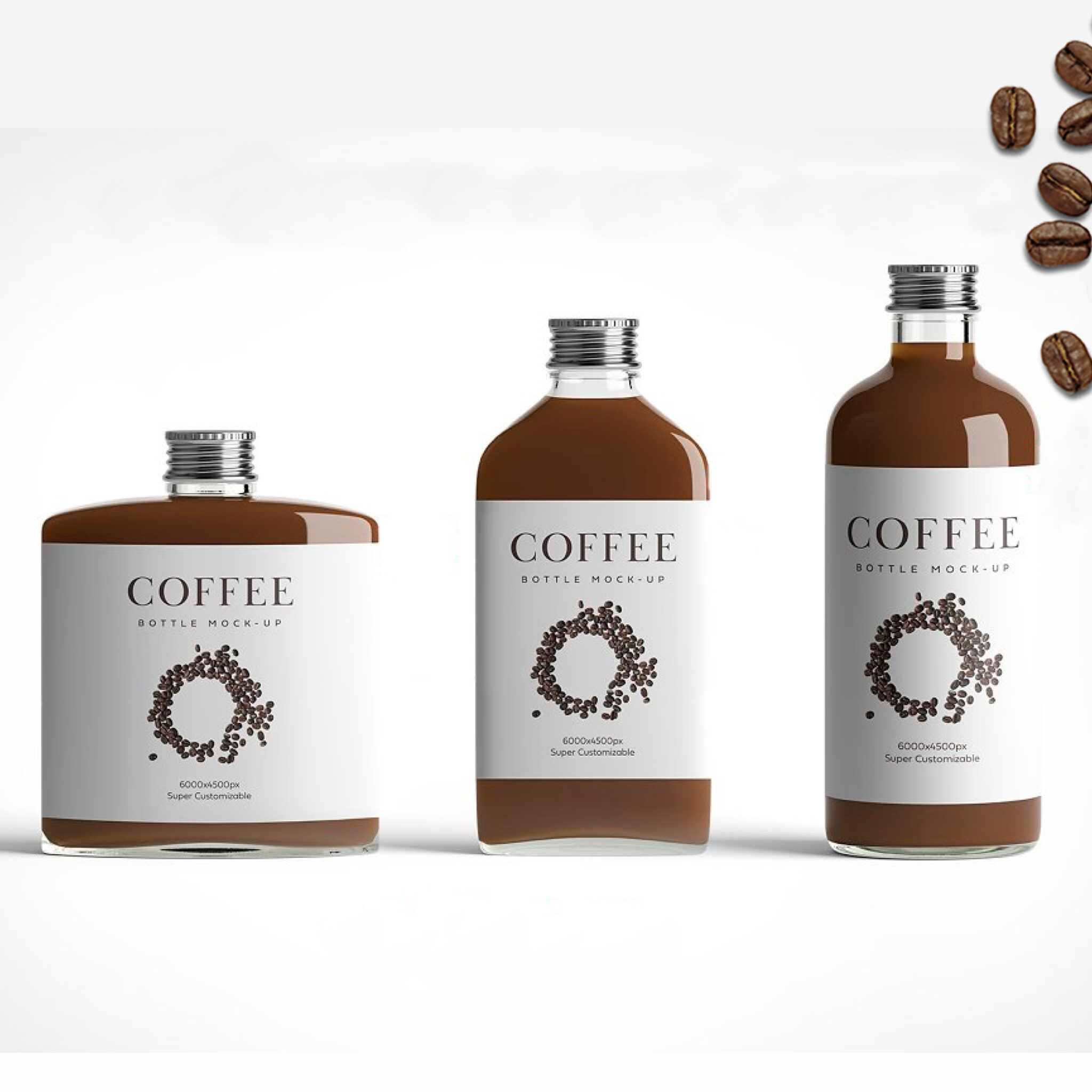 10+ Coffee Bottle Mockup Templates for 2025 - MasterBundles