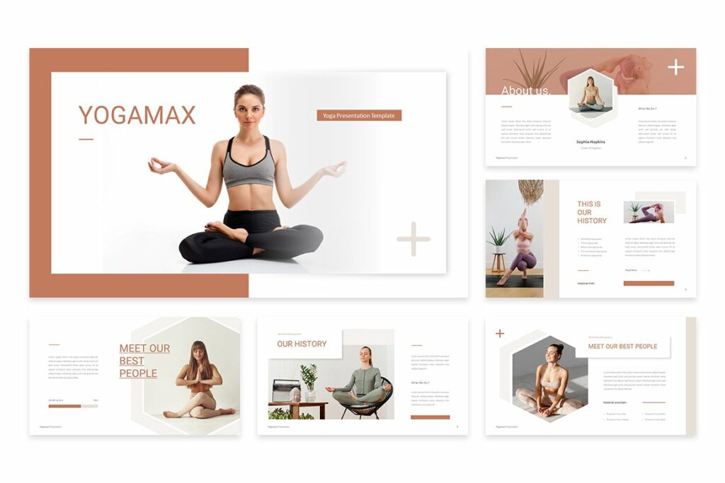 Yogamax Yoga Google Slides Template – MasterBundles