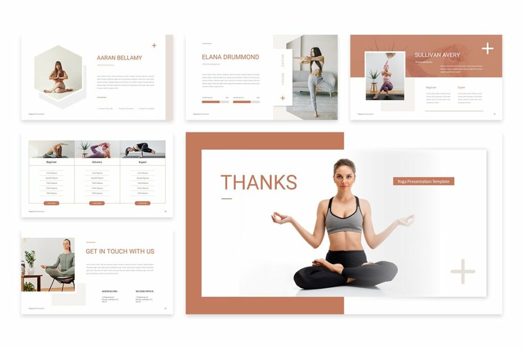 Yogamax Yoga Google Slides Template – MasterBundles