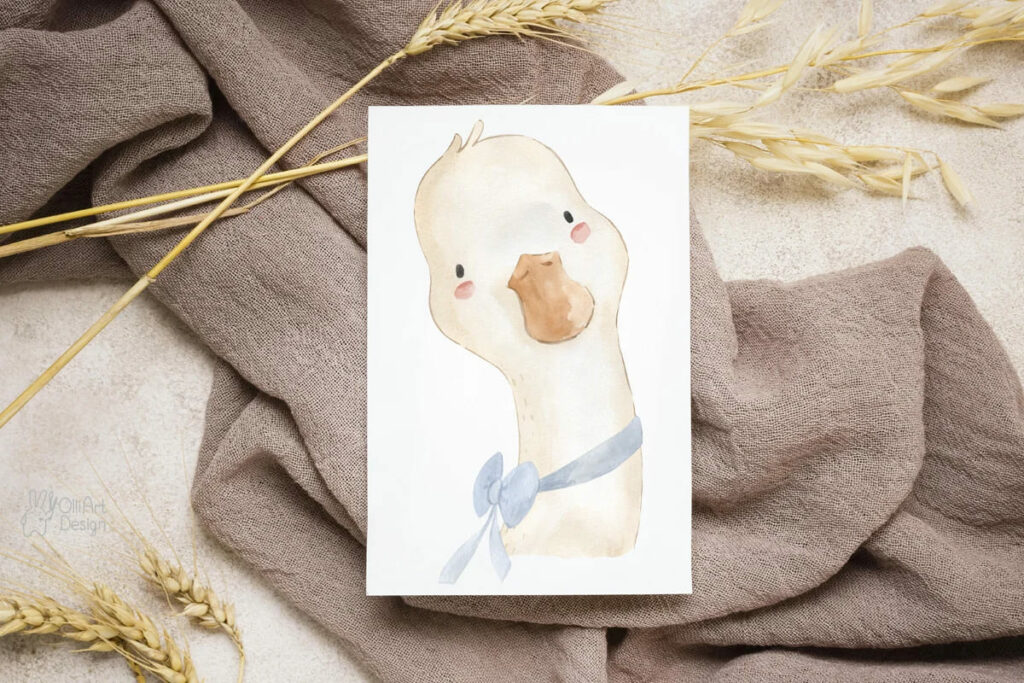 Countryside Goose, Donkey, Frog Clipart – MasterBundles