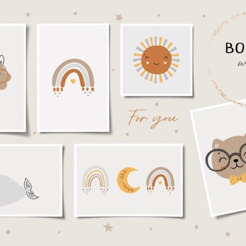 Cute Kids Bundle Baby Animal Clipart | Master Bundles