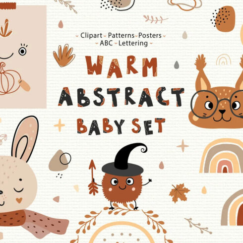 Cute Kids Bundle Baby Animal Clipart | Master Bundles