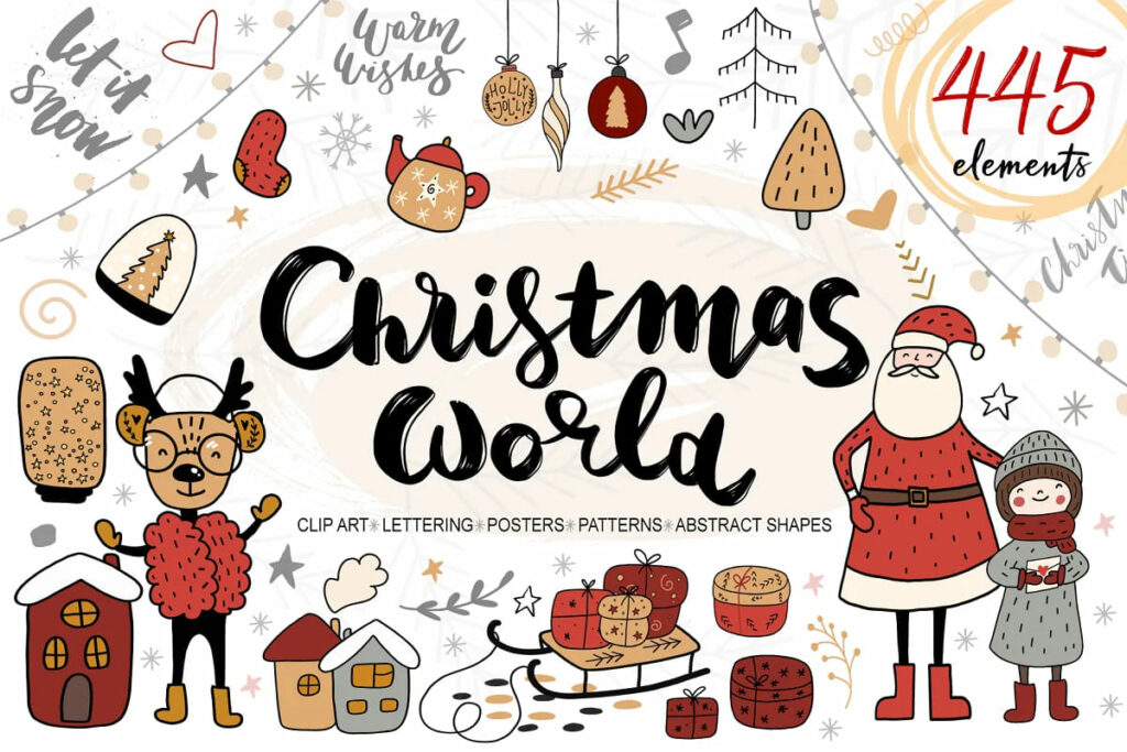 Cute Kids Bundle Baby Animal Clipart – MasterBundles