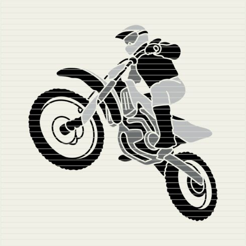 Young Wild And BRAAAP! Boys Motocross Dirt Bike SVG Design | Master Bundles