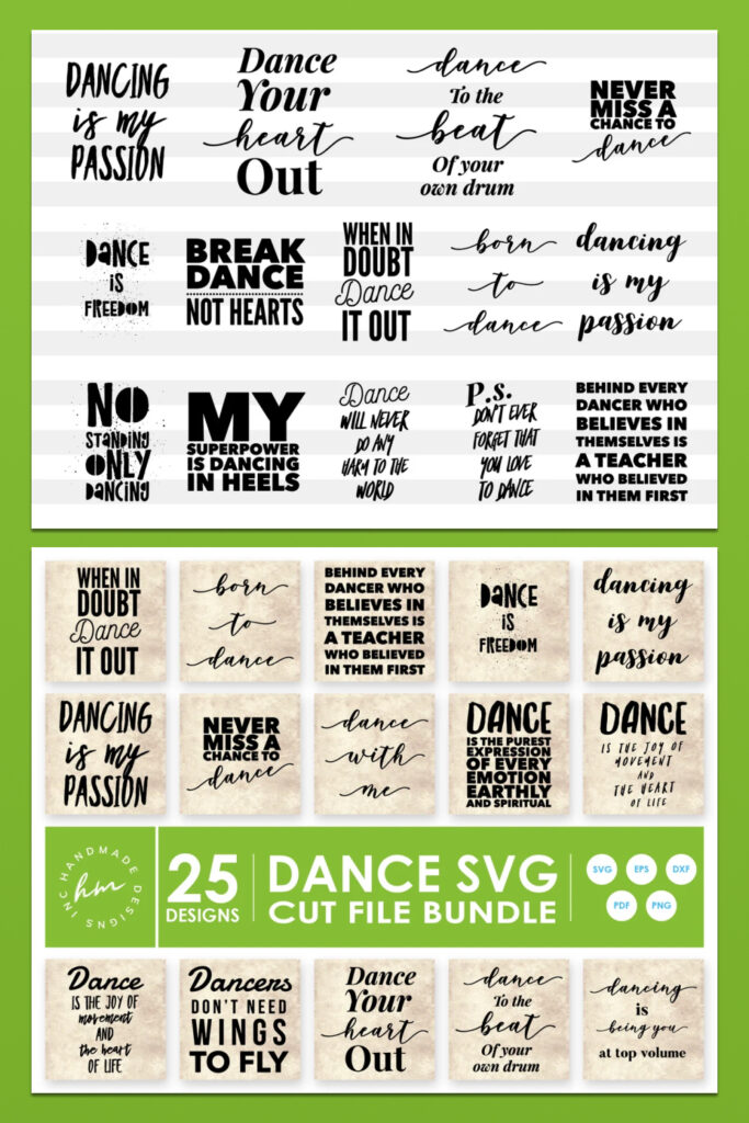 Dance Quotes Svg Bundle - 25 Cricut Designs – MasterBundles