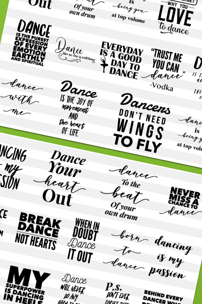 Dance Quotes Svg Bundle - 25 Cricut Designs – MasterBundles
