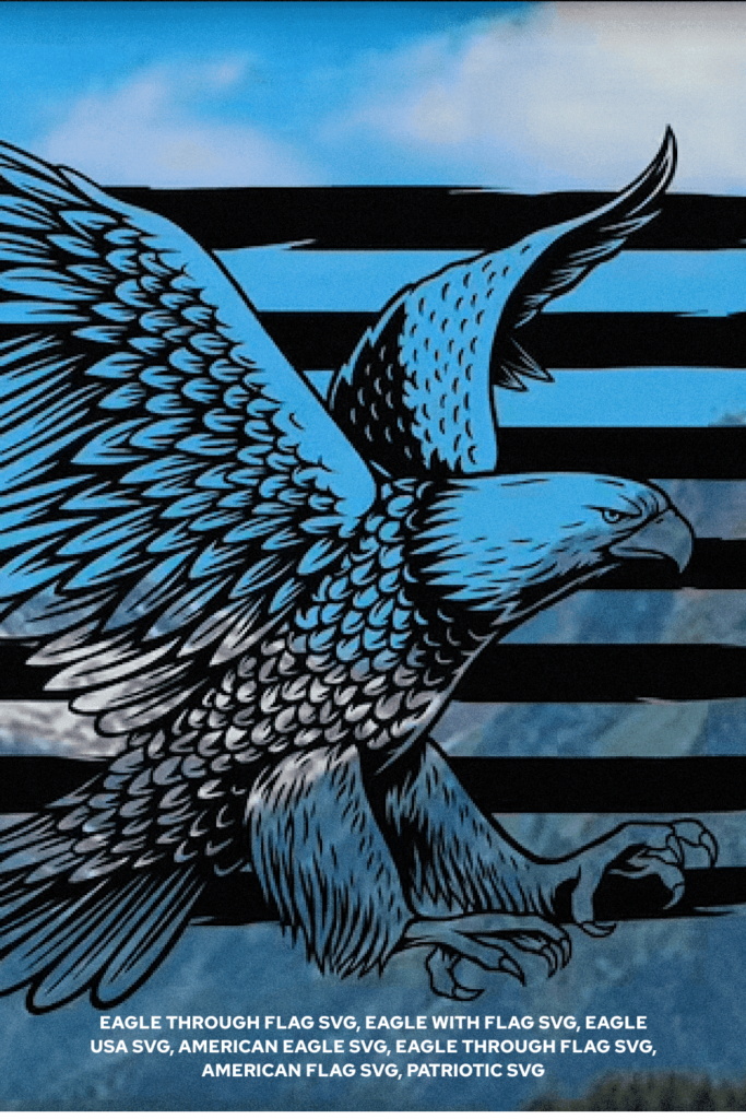 Eagle through Flag Svg – MasterBundles