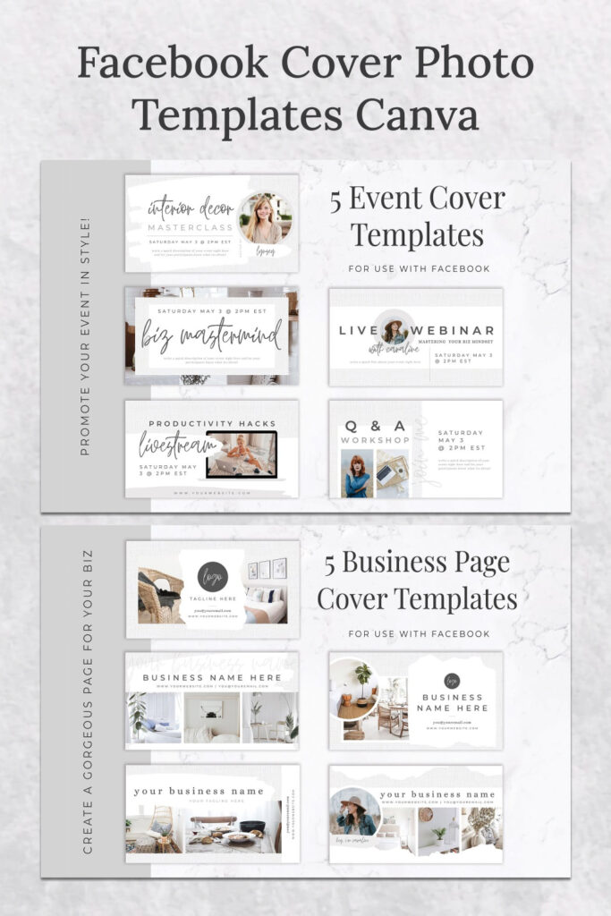 Facebook Cover Photo Templates Canva – MasterBundles