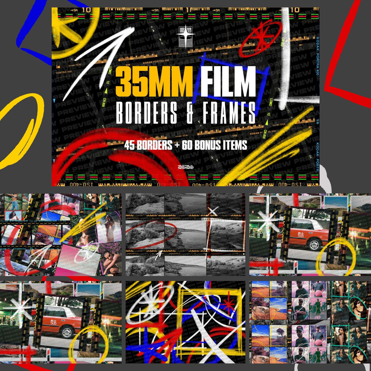 Film Borders & Frames Mega Bundle – MasterBundles