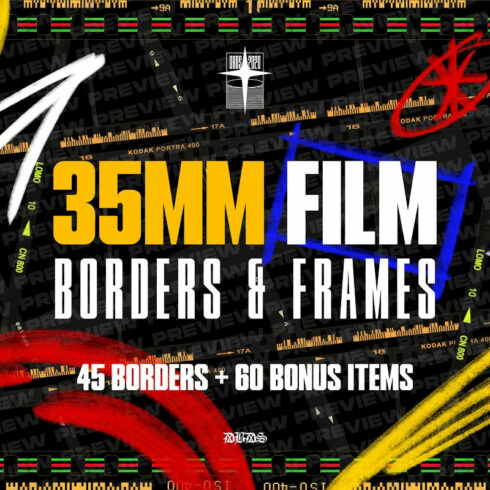 Film Borders & Frames Mega Bundle | Master Bundles