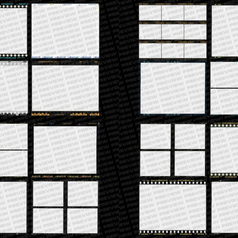 Film Borders & Frames Mega Bundle | Master Bundles